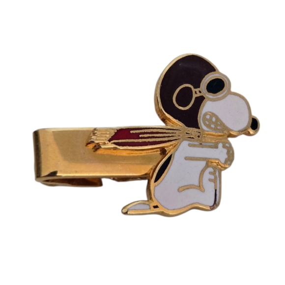 Vintage America | Accessories | Vintage Snoopy Flying Ace Tie Tack Gold ...